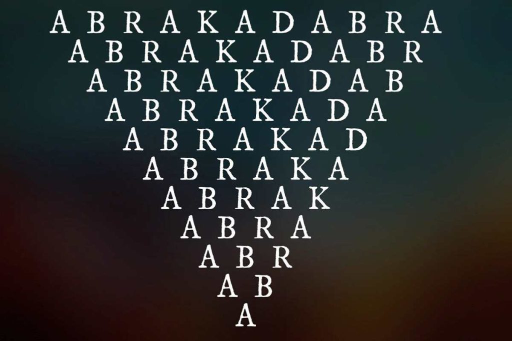 Abracadabra: il significato nascosto della più famosa “formula magica”